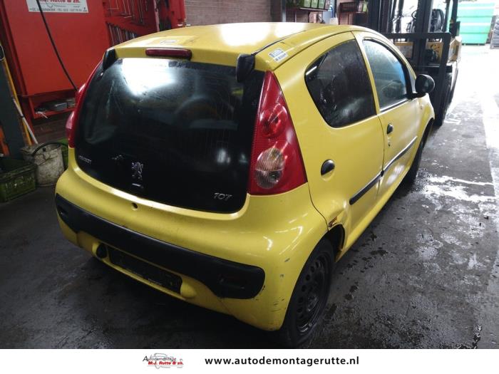 Peugeot 107 1.0 12V Sloopvoertuig (2007, Geel)