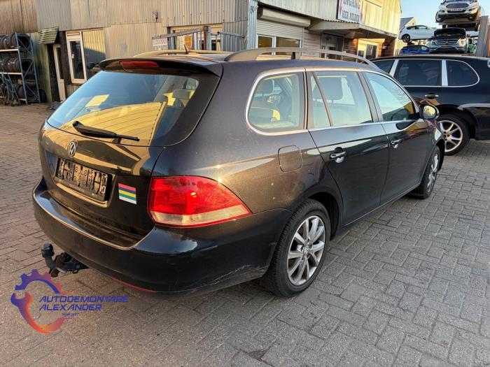 Volkswagen Golf VI Variant 1.2 TSI BlueMotion Sloopvoertuig (2010, Zwart)