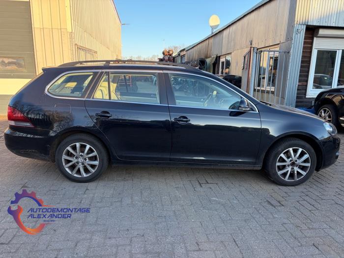 Volkswagen Golf VI Variant 1.2 TSI BlueMotion Sloopvoertuig (2010, Zwart)