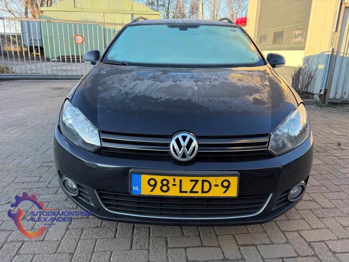 Volkswagen Golf VI Variant 1.2 TSI BlueMotion Sloopvoertuig (2010, Zwart)