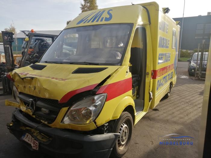 Mercedes Sprinter 3,5t 315 CDI 16V Sloopvoertuig (2008, Geel)
