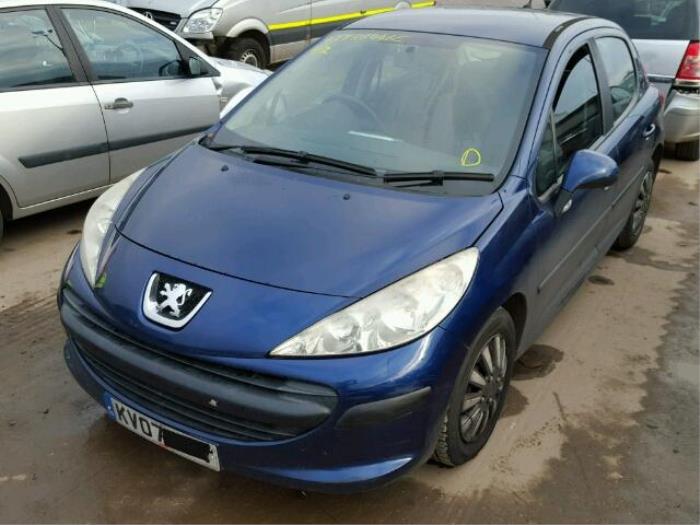 Peugeot 207/207+ 1.4 16V Sloopvoertuig (2007, Donker, Blauw)
