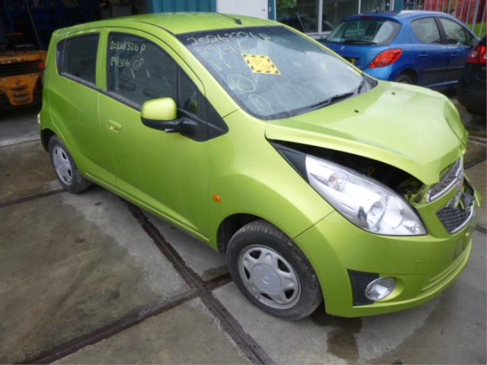Daewoo / Chevrolet Spark 1.0 16V (sloop, bouwjaar 2011, kleur Groen ...