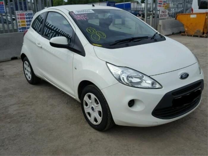Ford Ka II 1.2 Schadevoertuig (2014, Wit) AllroundCarParts