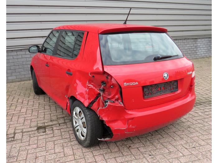 Skoda Fabia II 1.2i 12V Sloopvoertuig (2013, Rood)