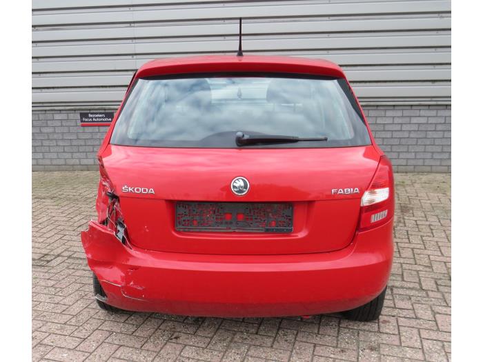 Skoda Fabia II 1.2i 12V Sloopvoertuig (2013, Rood)
